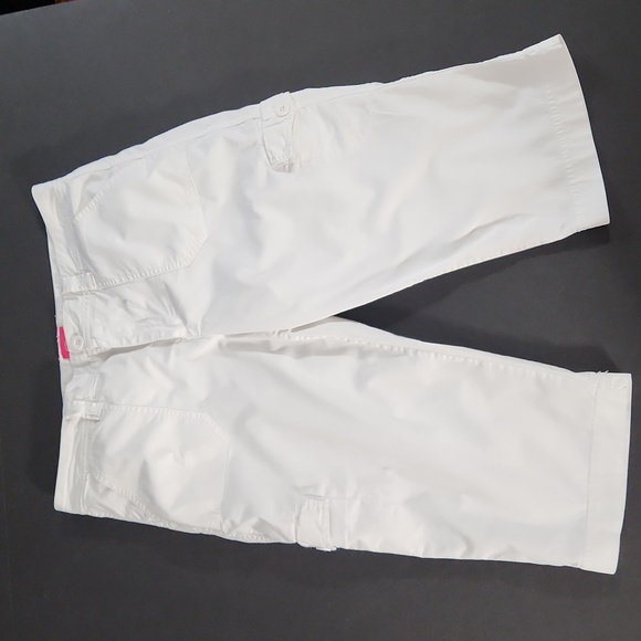 Pappagallo | Pants & Jumpsuits | Vintage Pappagallo White Cargo Capri ...